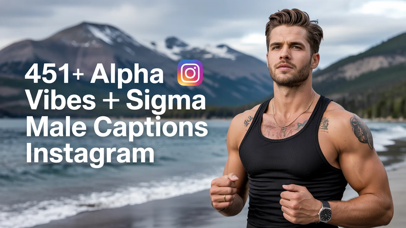 451+ Alpha Vibes 💪 Sigma Male Captions Instagram for 2025