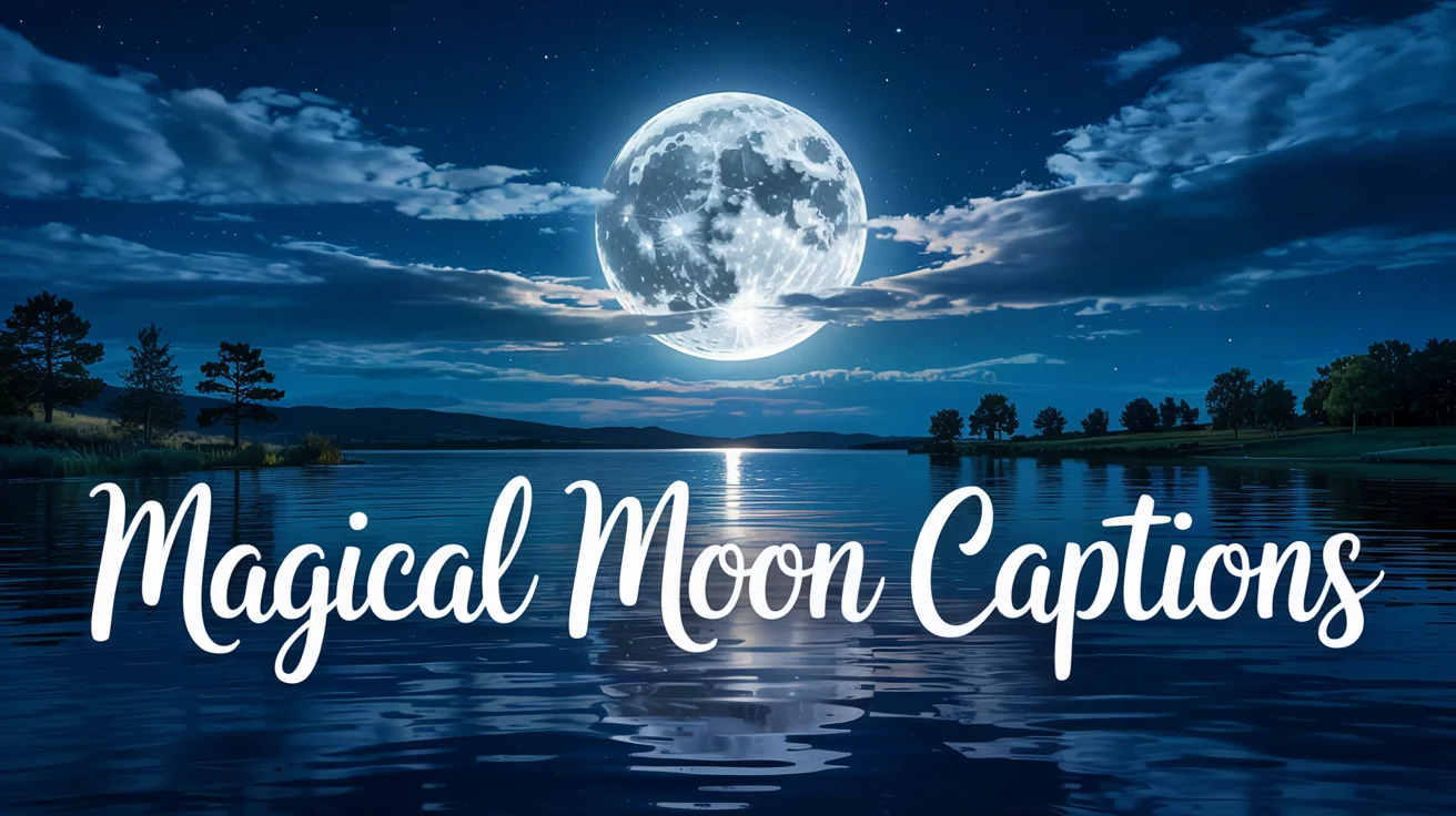 375+ Magical Moon Captions 🌕 for 2025